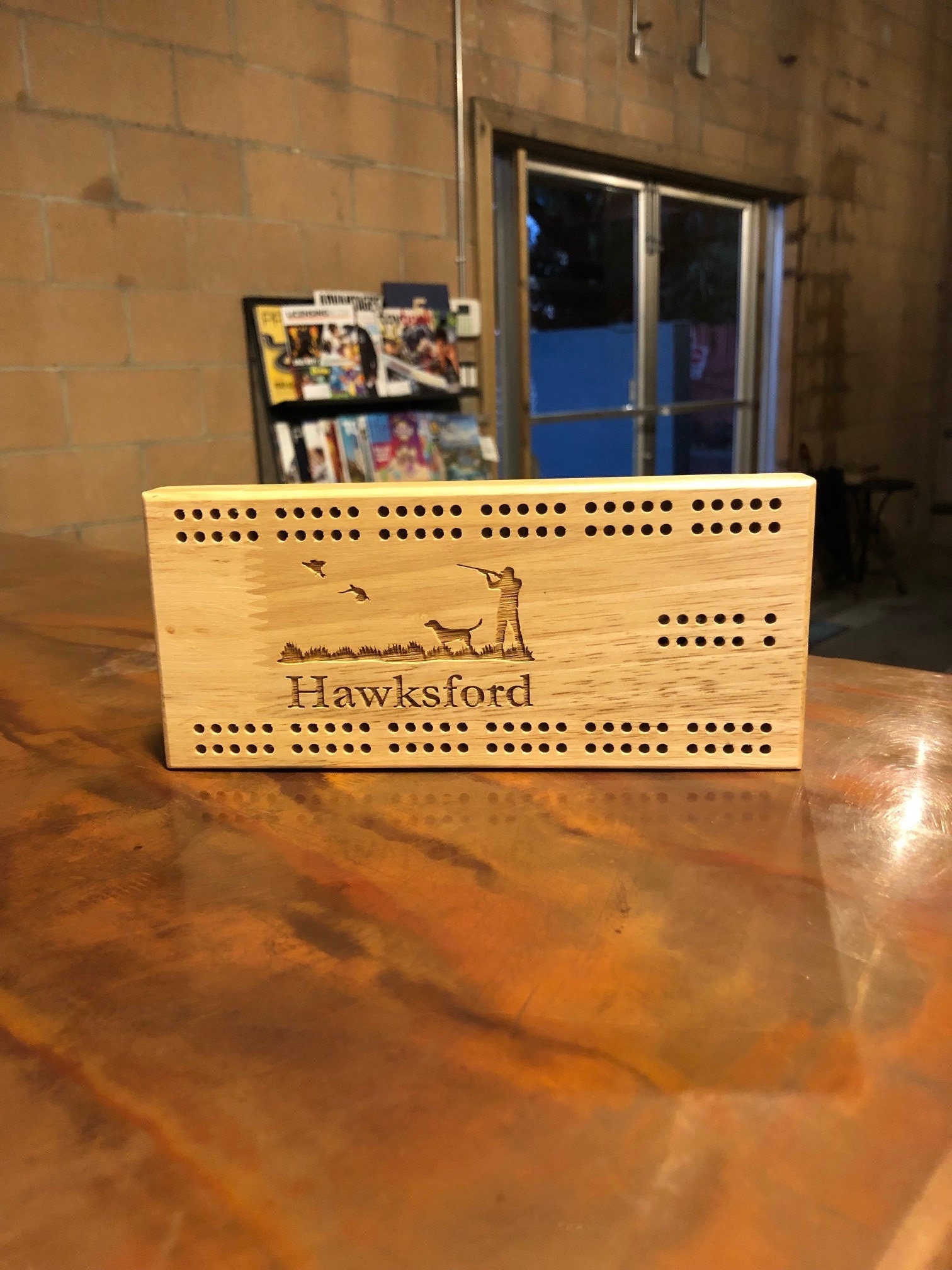 Personalized 2-track Cribbage Board - Etsy