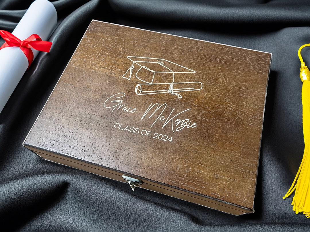 Personalized Graduation / Commencement Engraved Keepsake Wooden Memory ...