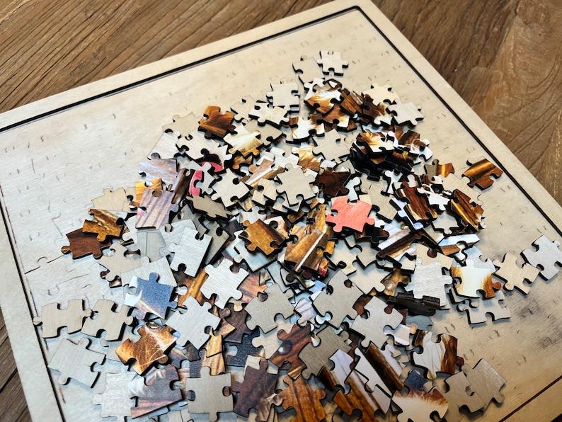 Personalized Wedding Photo Jigsaw Puzzle 12 Inch - Custom Wooden Gift ...