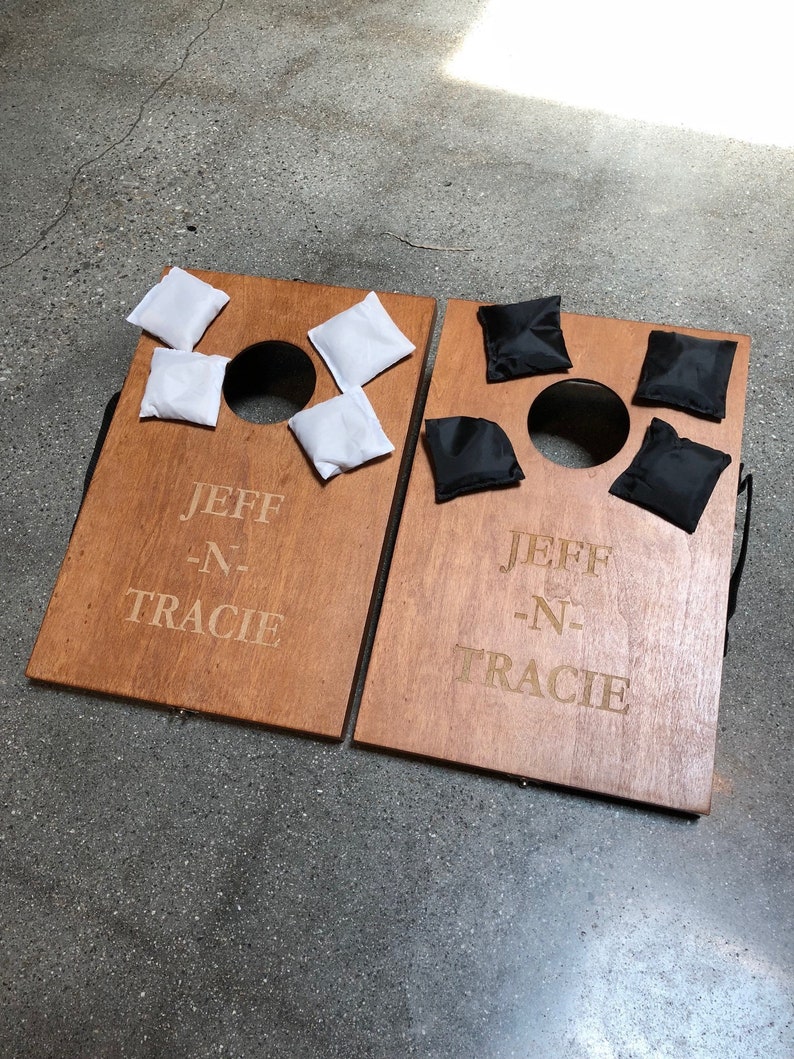 Personalized Table-top Cornhole Game - Etsy