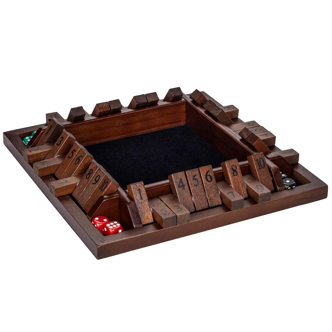 Personalized Mini 4-player Shut the Box - Etsy