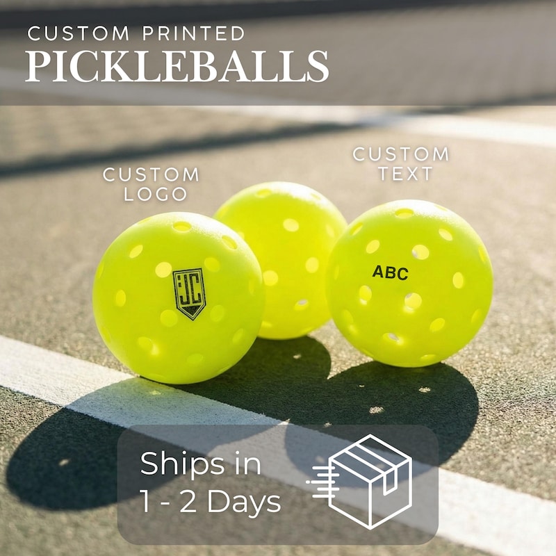 Custom Logo Pickleball - Etsy