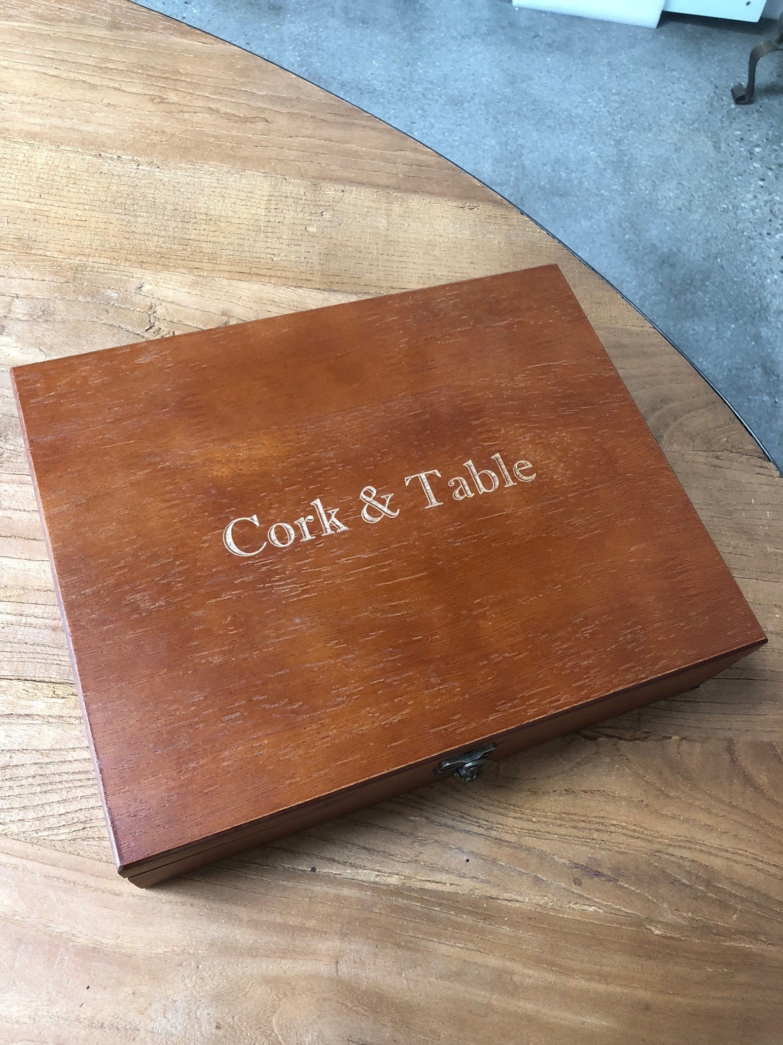 Personalized Wooden Shut the Box With Lid Walnut Stained | Etsy