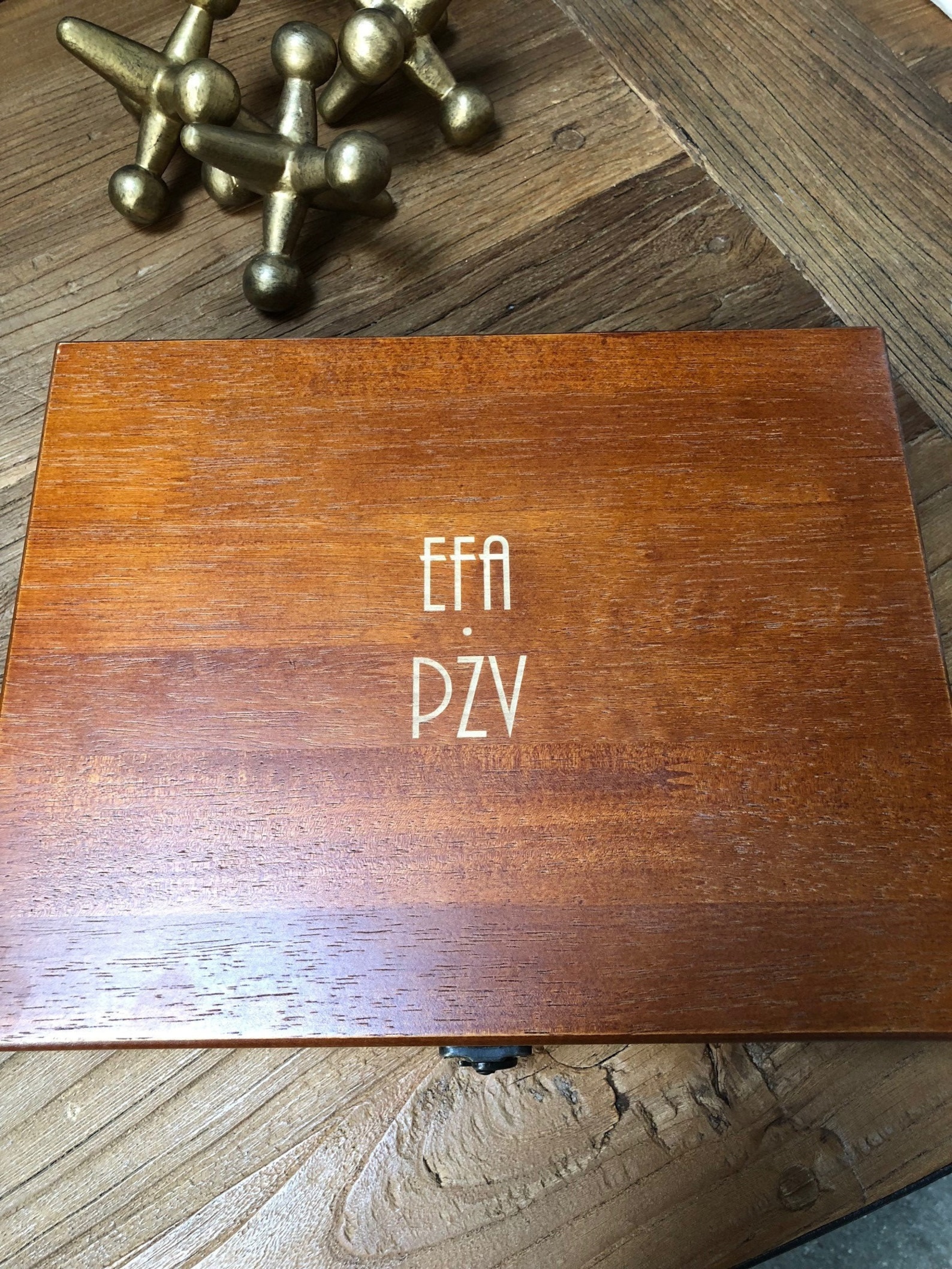 Personalized Wooden Shut the Box With Lid Walnut Stained | Etsy