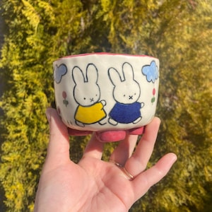Ceramic Miffy Planter Pot - Etsy