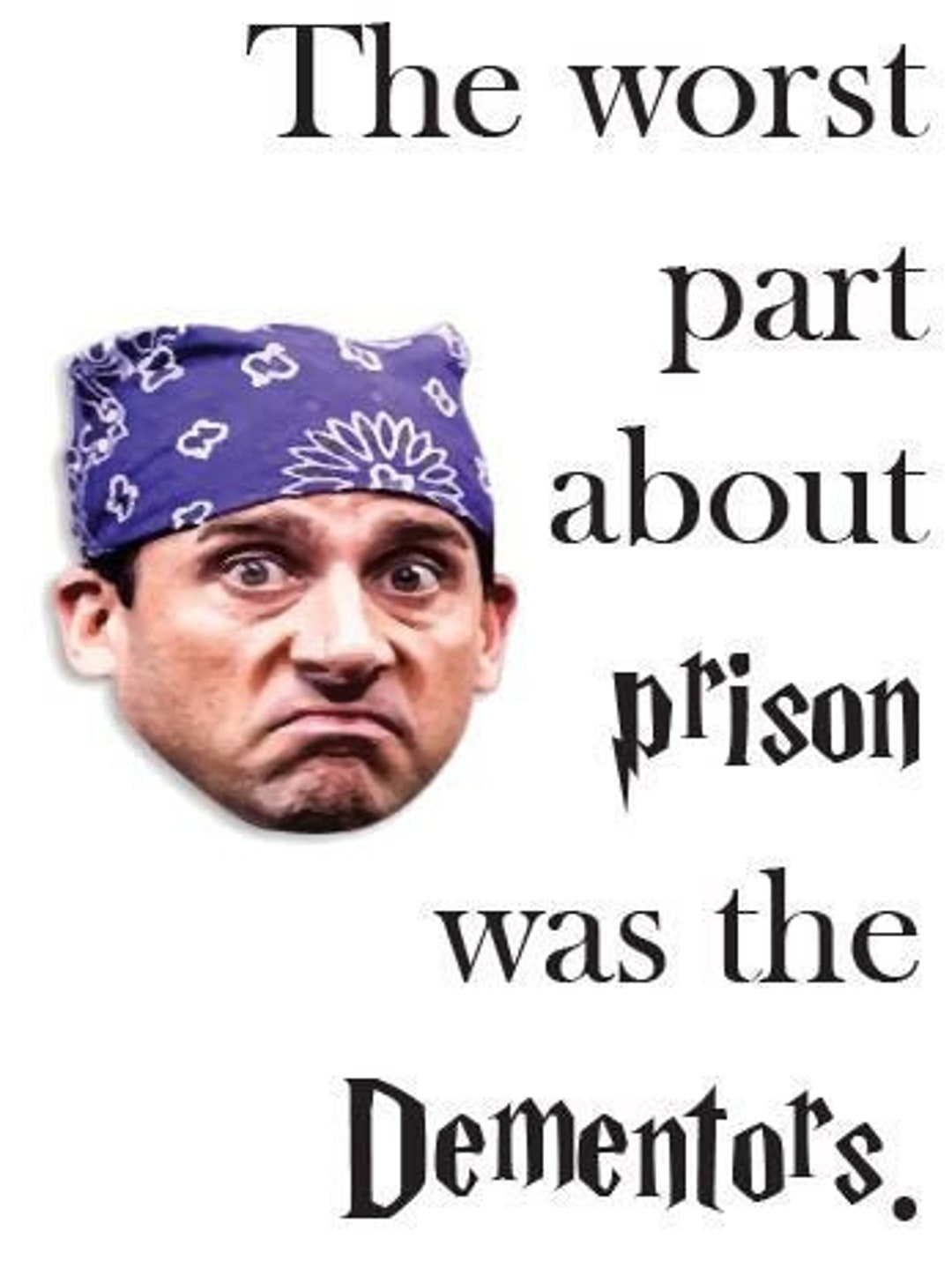 The Office - Prison Mike Printable - Etsy