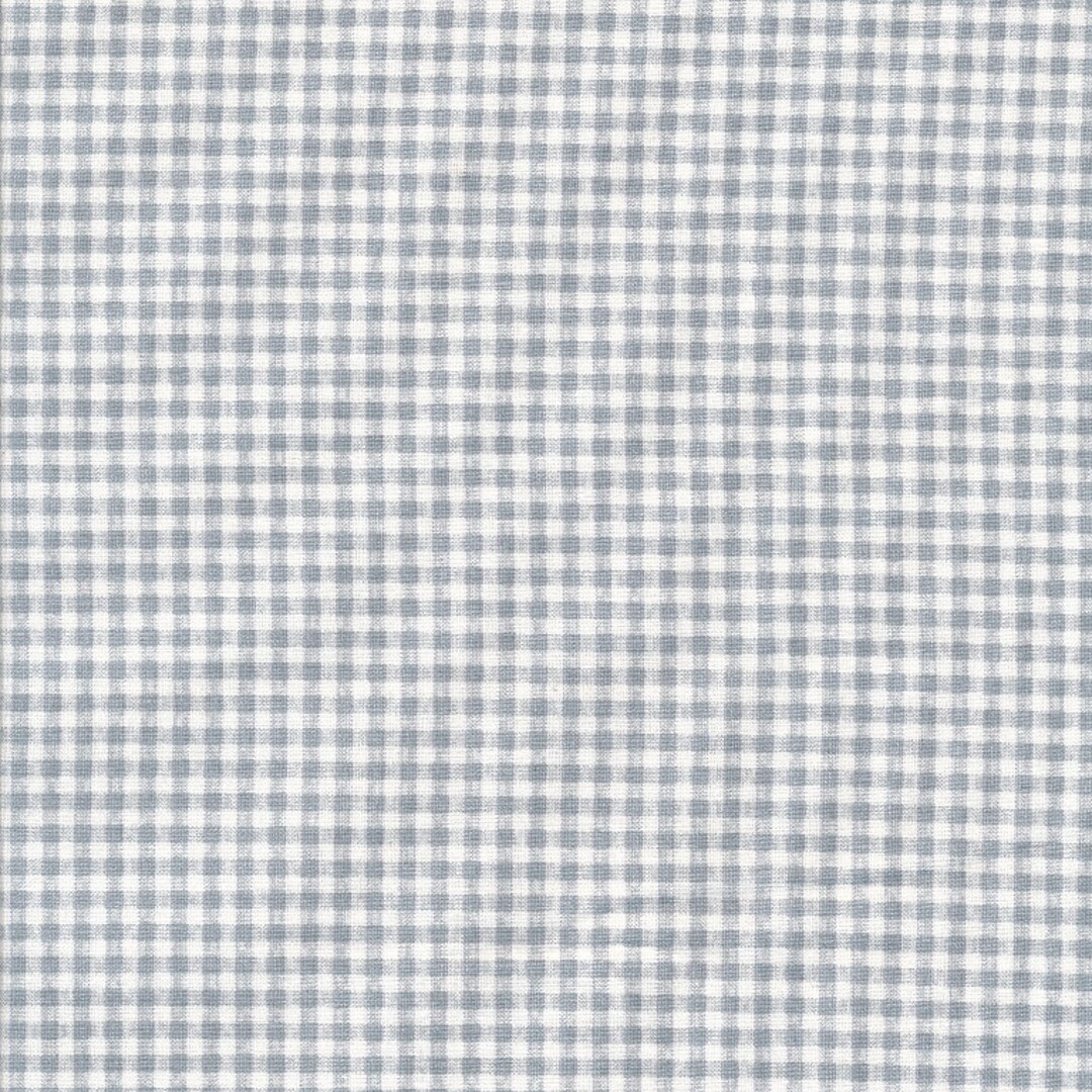 Oilcloth in Shiny Coated Cotton Bluish-grey Gingham Check - Etsy