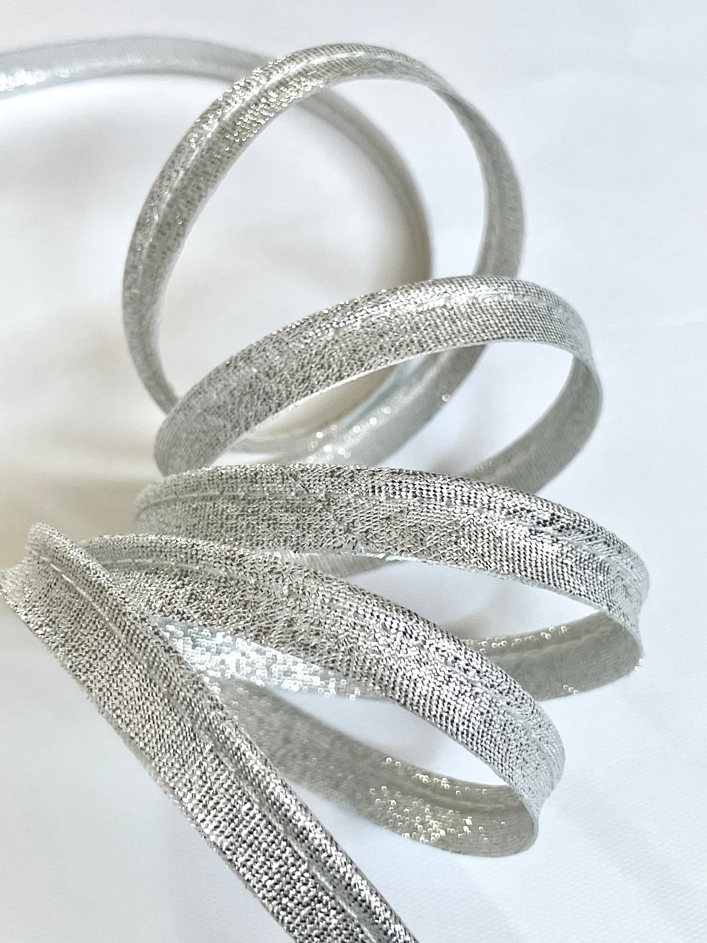 Exceeding Metallic Silver Piping 10mm Wide - 2 Mm Ø, Sold by the Meter ...