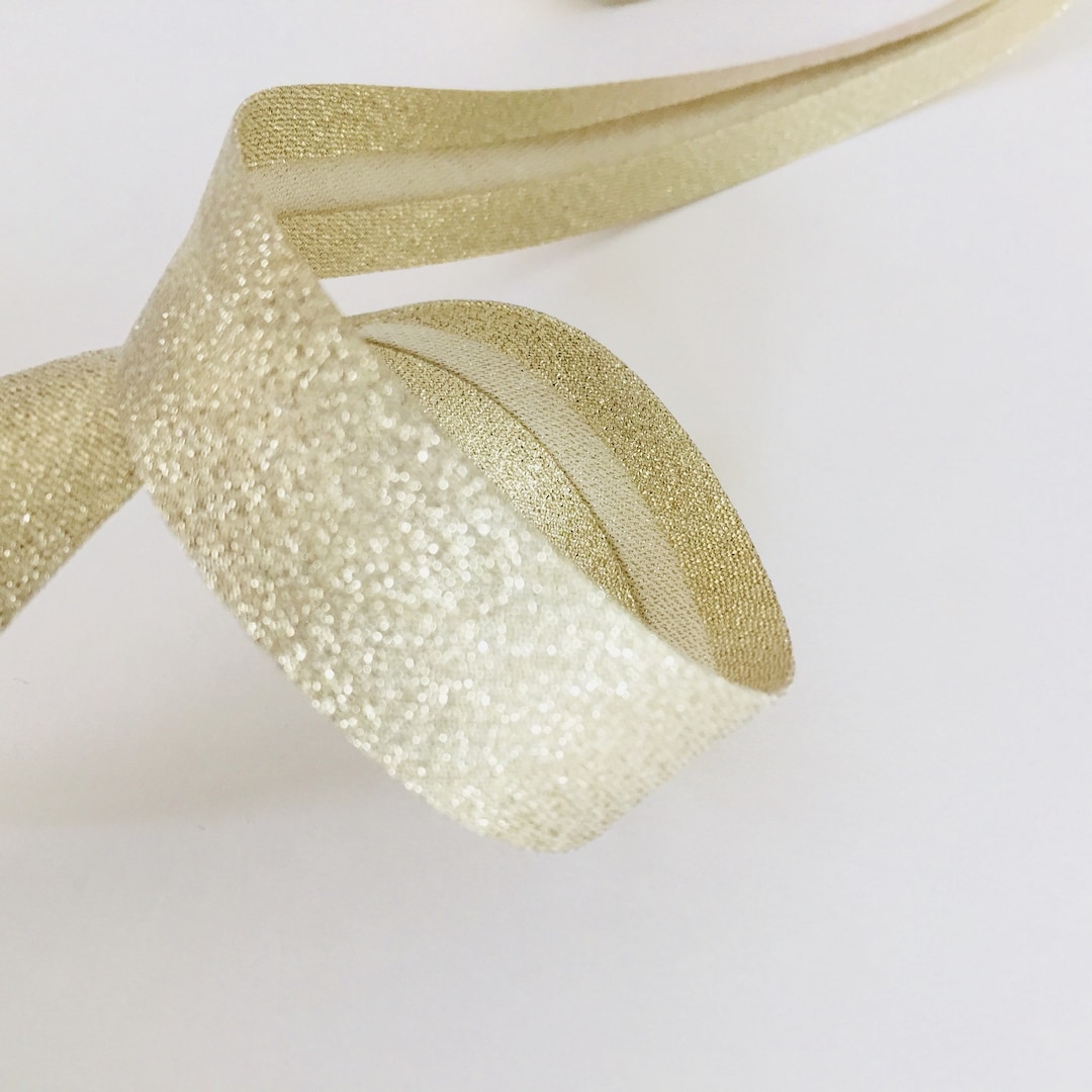 Gold Bias Light Gold Laminated Metallic Lurex Folded 17mm - Etsy
