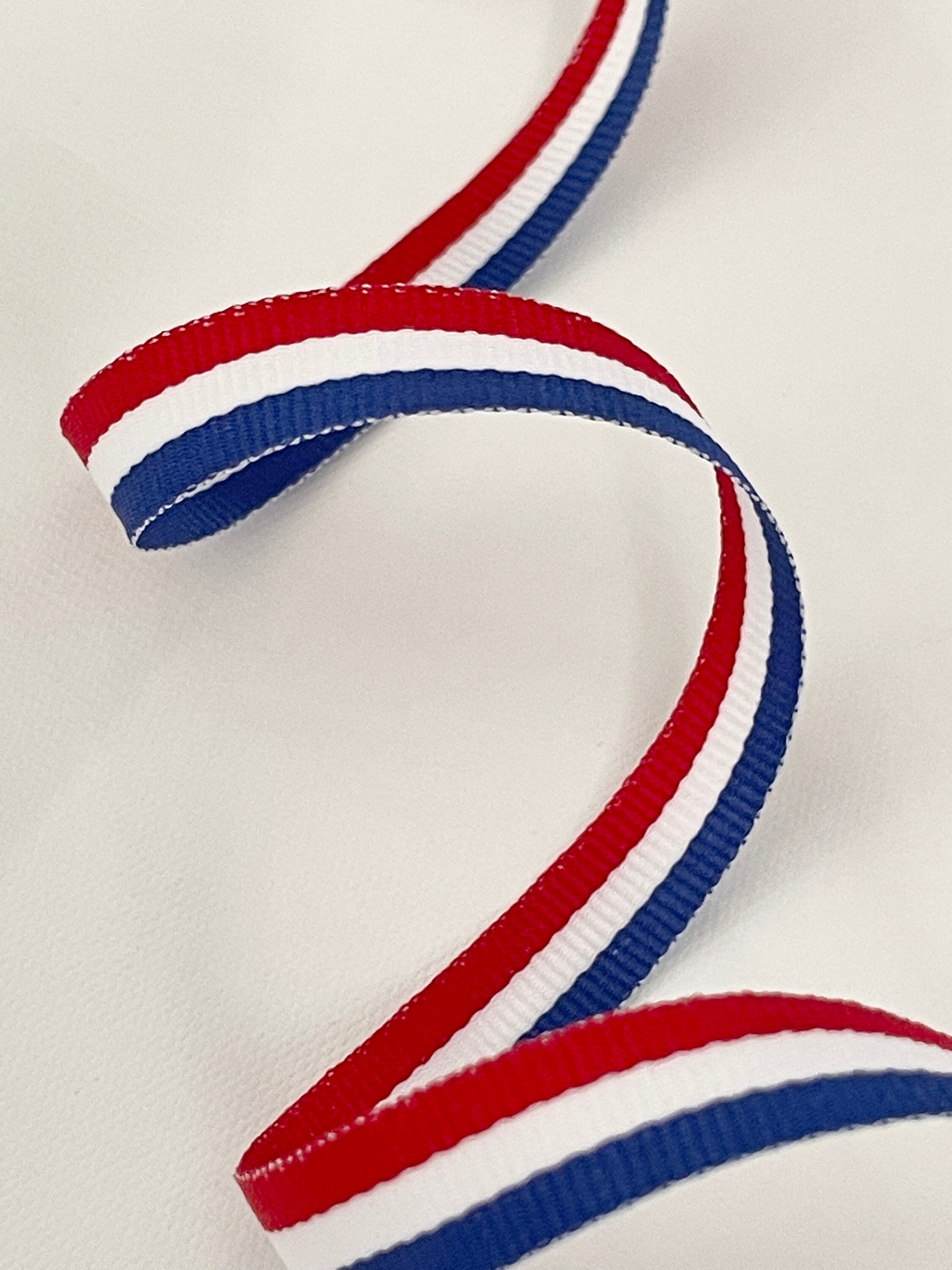 French Tricolor Flag Ribbon, 15mm Wide, Sold in Multiples - Etsy