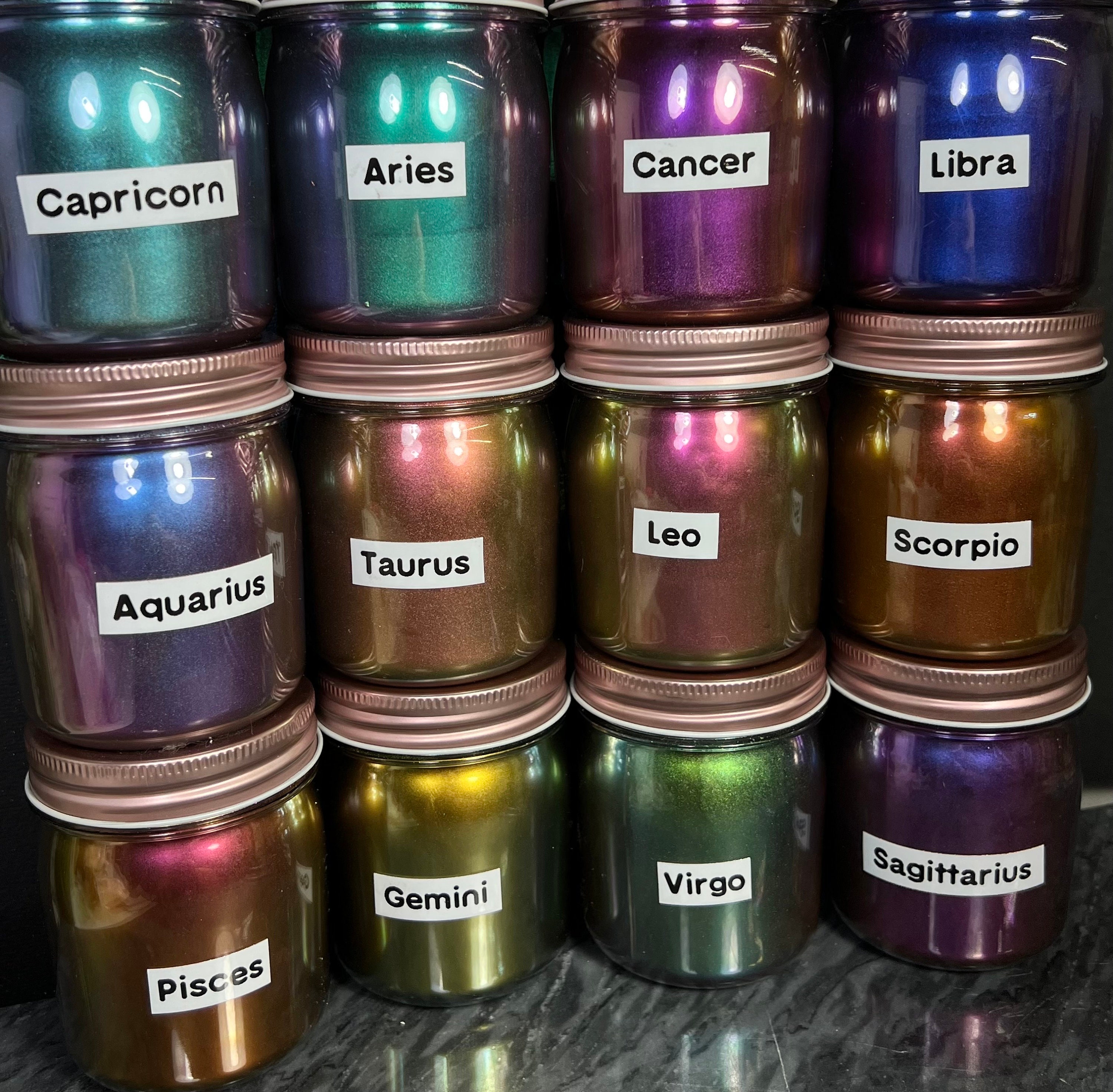 Zodiac Colorshift Pigment: Chameleon Chrome for Resin, Makeup, Nails - Etsy