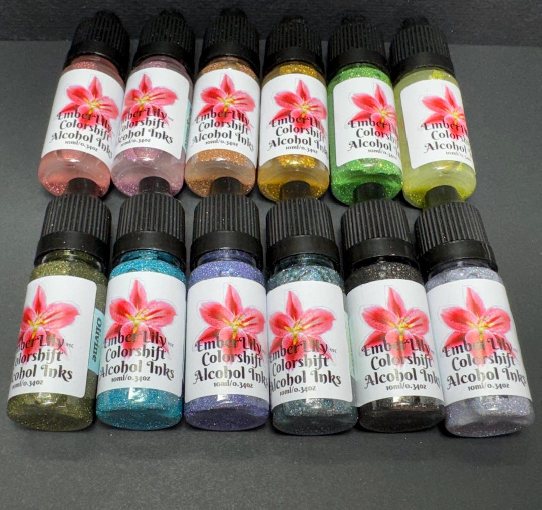 GEMS Inks is a Series of Vivid Intense Holographic Inks for Epoxy Resin ...