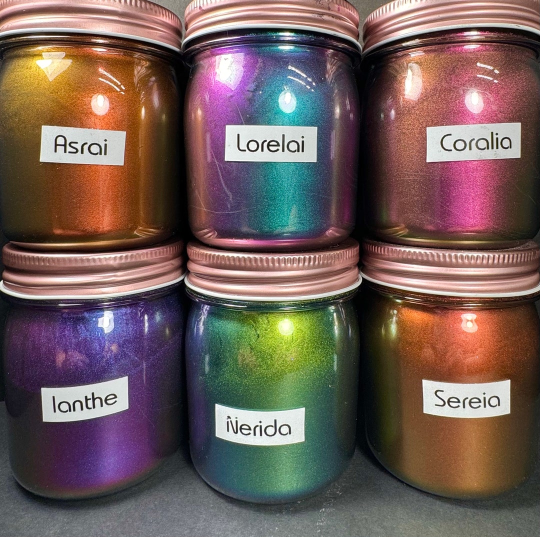 Mermaid Colorshift PIGMENT Set of 6 Supershifter Chrome Colorshift ...