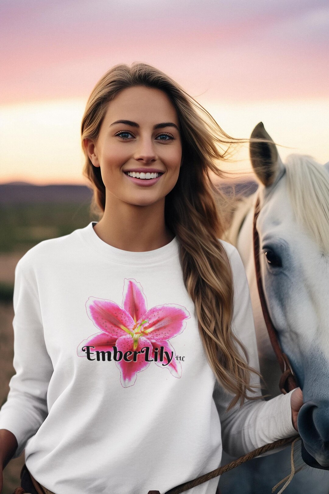 Emberlily Long Sleeve Tee: Soft Cotton Unisex Graphic Shirt - Etsy