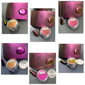 Mermaid Colorshift PIGMENT Set of 6 Hypershift Chrome PIGMENTS - Etsy