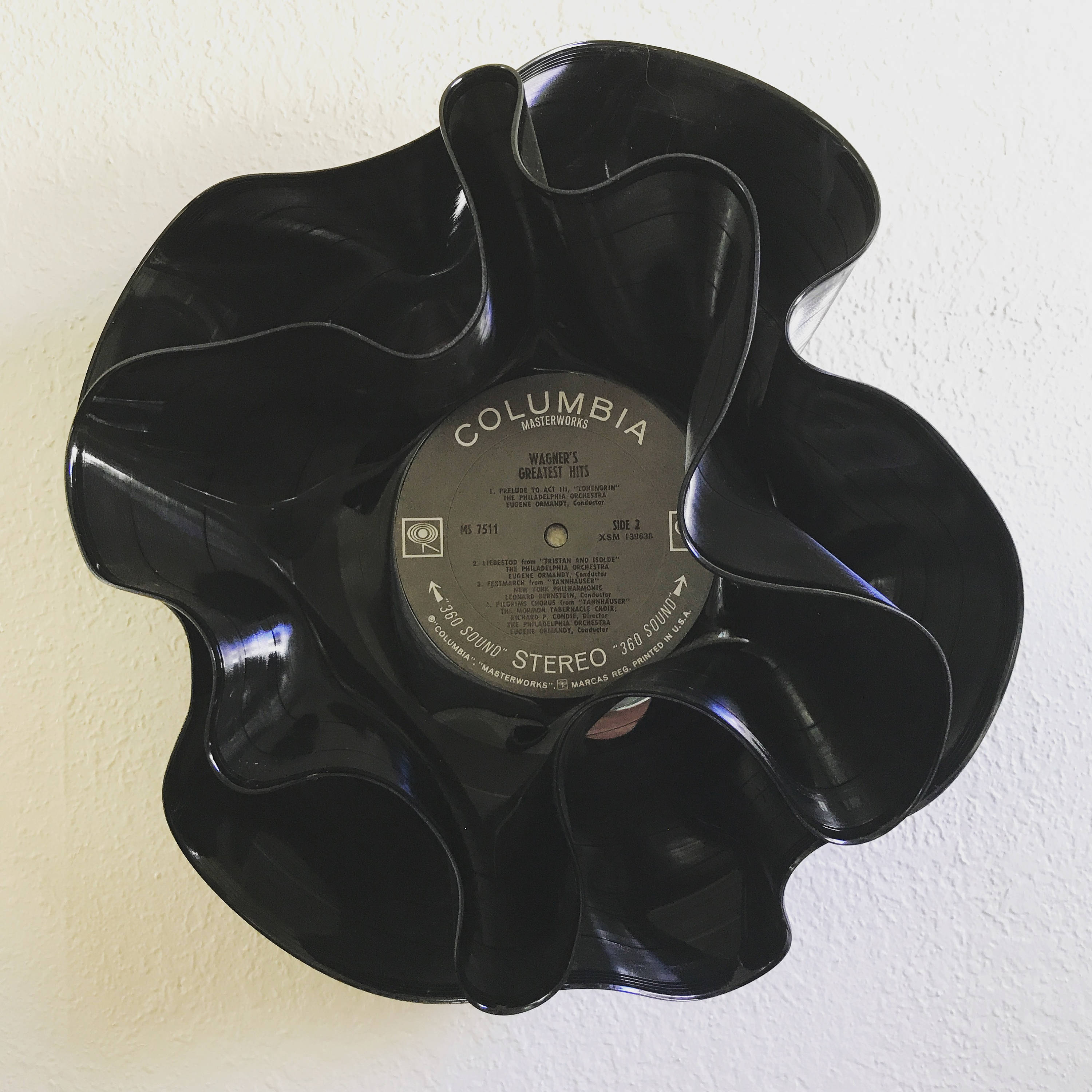 Handmade Record Flower Wall Decoration - Etsy