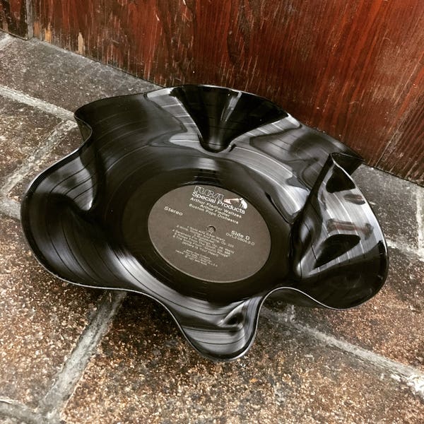 Vinyl Record Bowl - Etsy