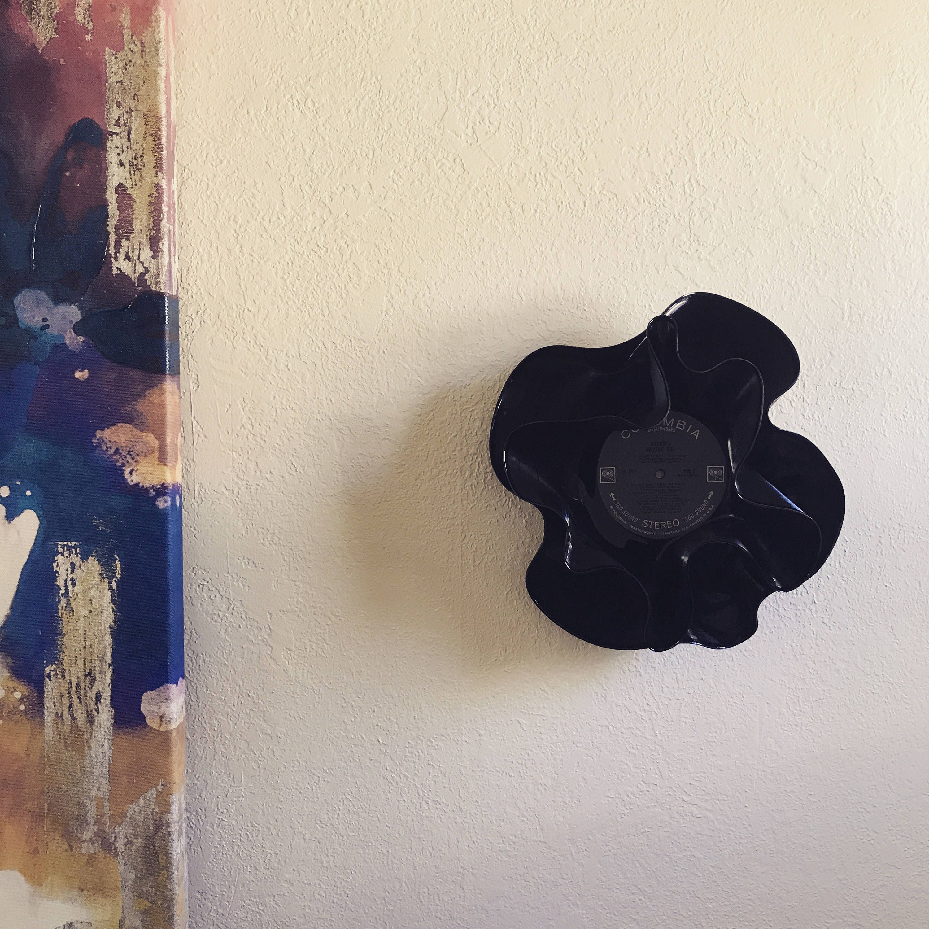 Handmade Record Flower Wall Decoration - Etsy