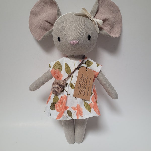 Linen Stuffed Animal - Etsy