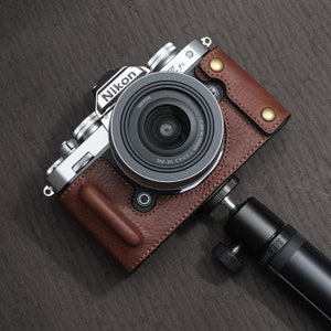 Nikon ZFC Z FC Handmade Half Case Cowhide Leather Insert Camera Bag ...