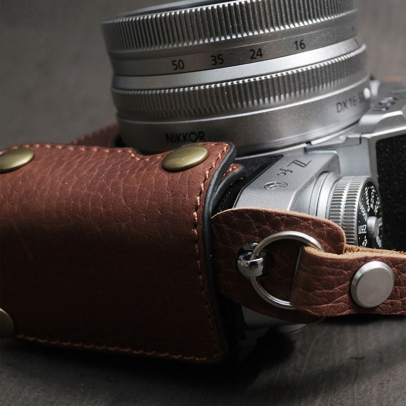 Nikon ZFC Z FC Handmade Half Case Cowhide Leather Insert - Etsy