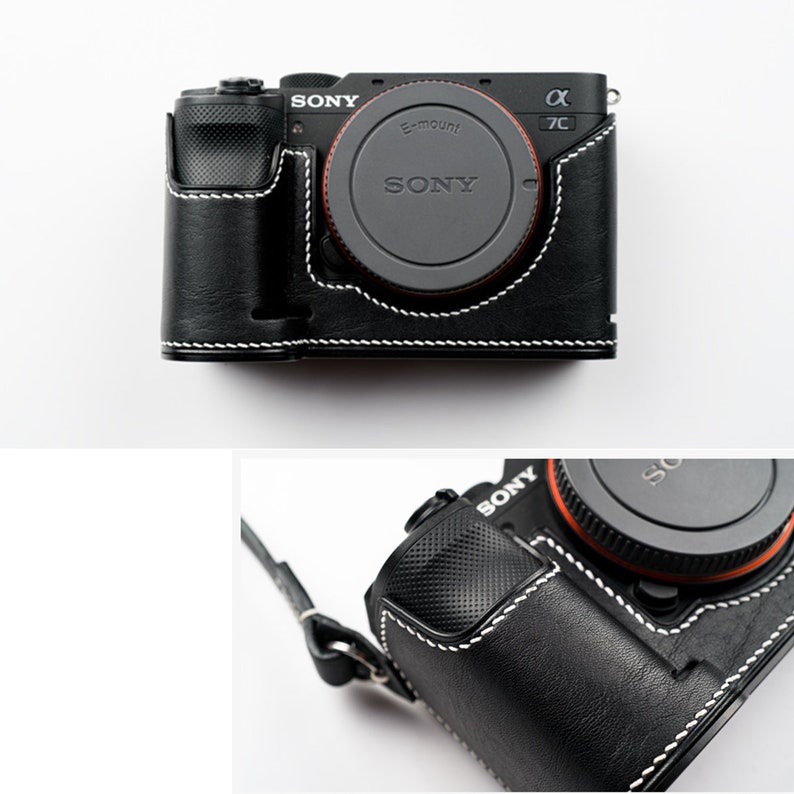 Premium Edition Sony A7C Handmade Half Case Cowhide Leather - Etsy