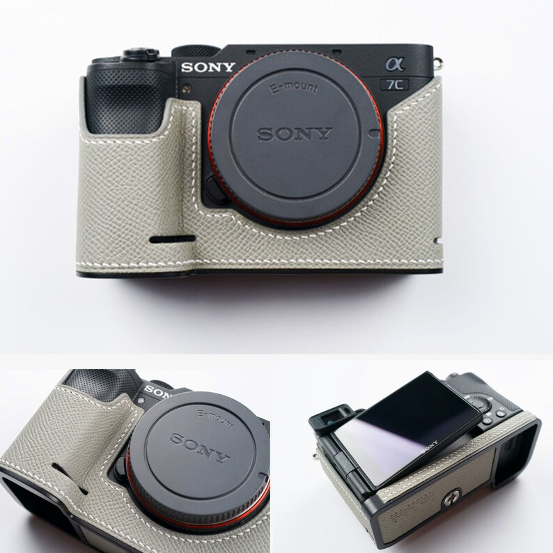Premium Edition Sony A7C Handmade Half Case Cowhide Leather - Etsy