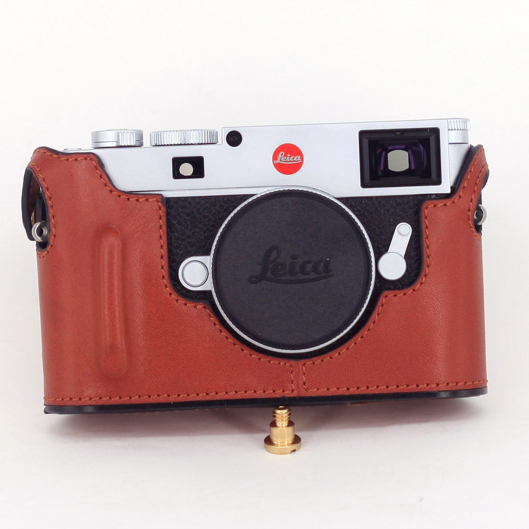 LEICA M11 Handmade Half Case Leather Camera Bag SD Battery - Etsy