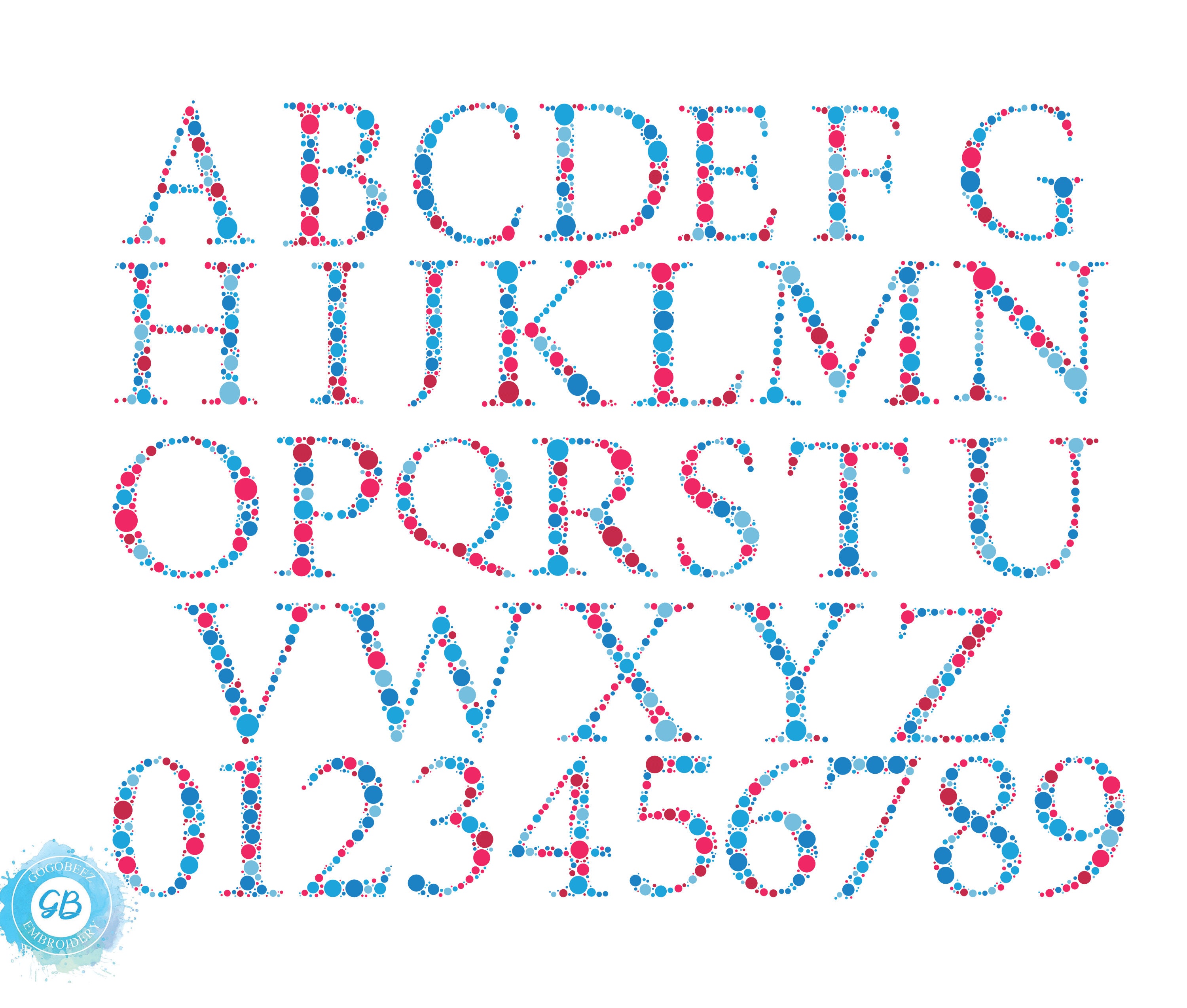 Alphabet Svg Alphabet Font Svg Monogram Alphabet Monogram - Etsy