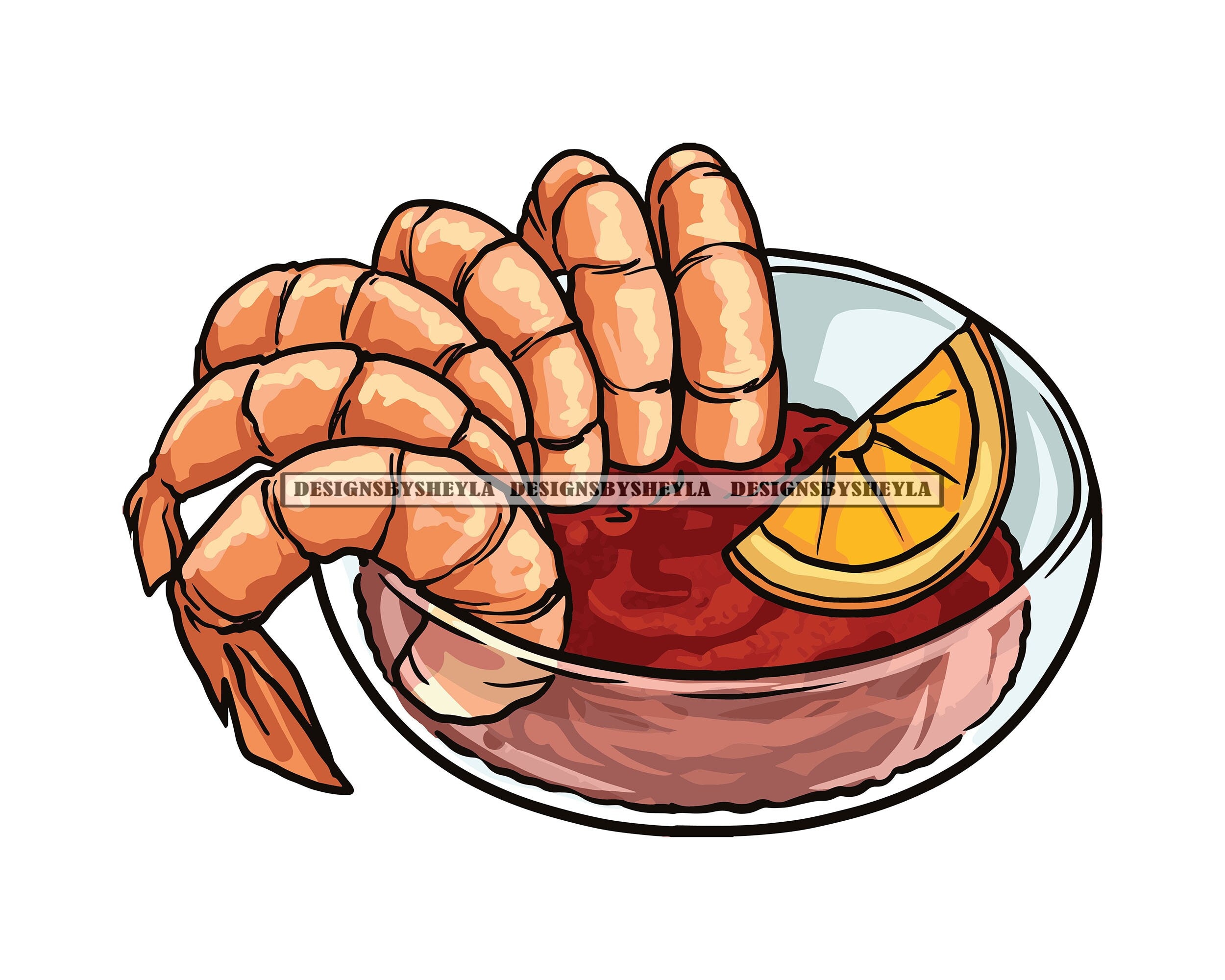 Shrimp Cocktail Clip Art