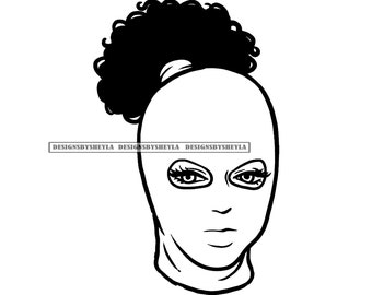 Updo Hairstyle Svg - Etsy