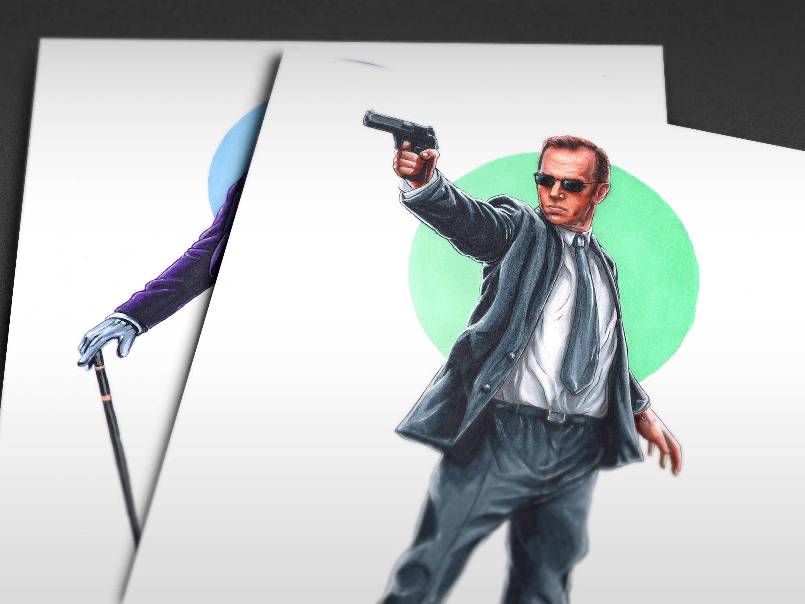 Agent Smith Matrix Gun