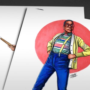 Family Matters Steve Urkel 90s TV Shows Iconicharacter Art - Etsy
