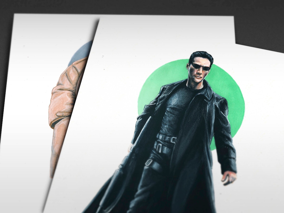 The Matrix NEO mr. Anderson Iconicharacter Art Print - Etsy