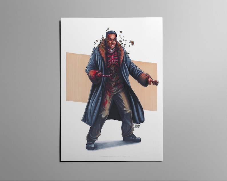 1992 Candyman | Candyman Horror Art Print Scary Movie Classic Vintage ...