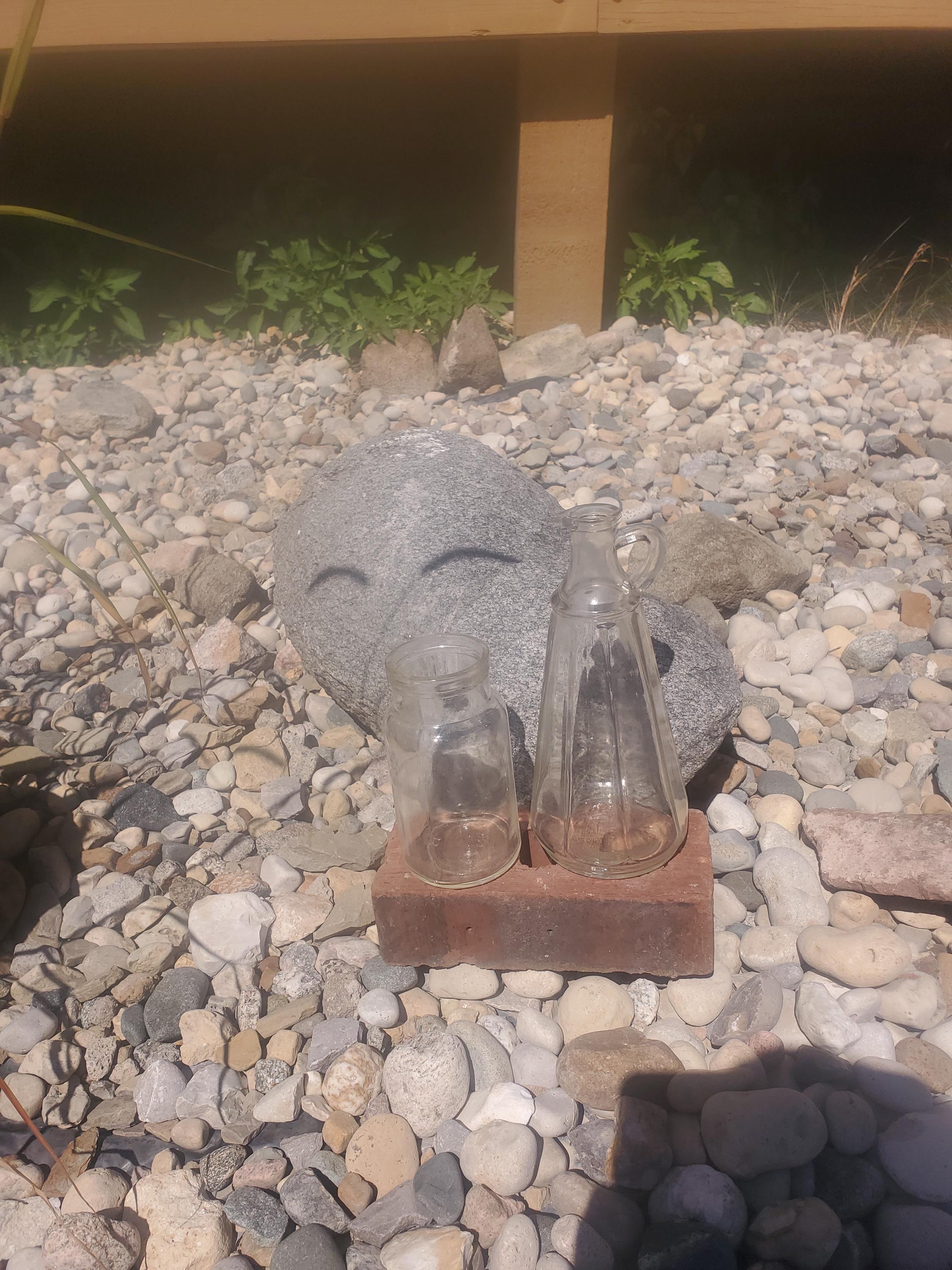 Vintage Canning Jar and Vinegar Bottle From the 1950s - Etsy