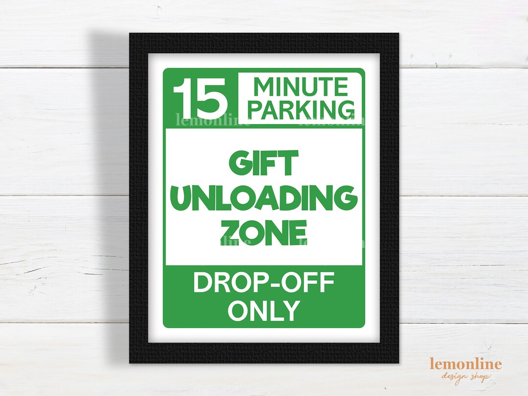 Printable Road Sign for Car Birthday Party, Construction Themed Party ...
