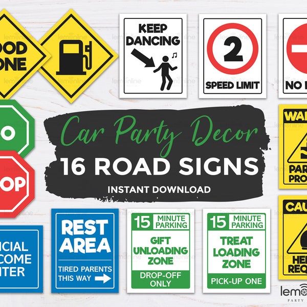 Road Sign Party - Etsy