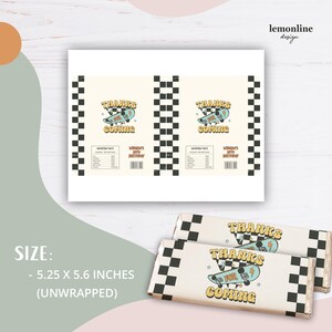 Skateboard Chocolate Bar Wrap, Candy Bar Wrap, Skate Candy Wrappers ...