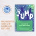 Let's Jump Party Invitation, Jump Birthday Party, Let's Jump Birthday ...