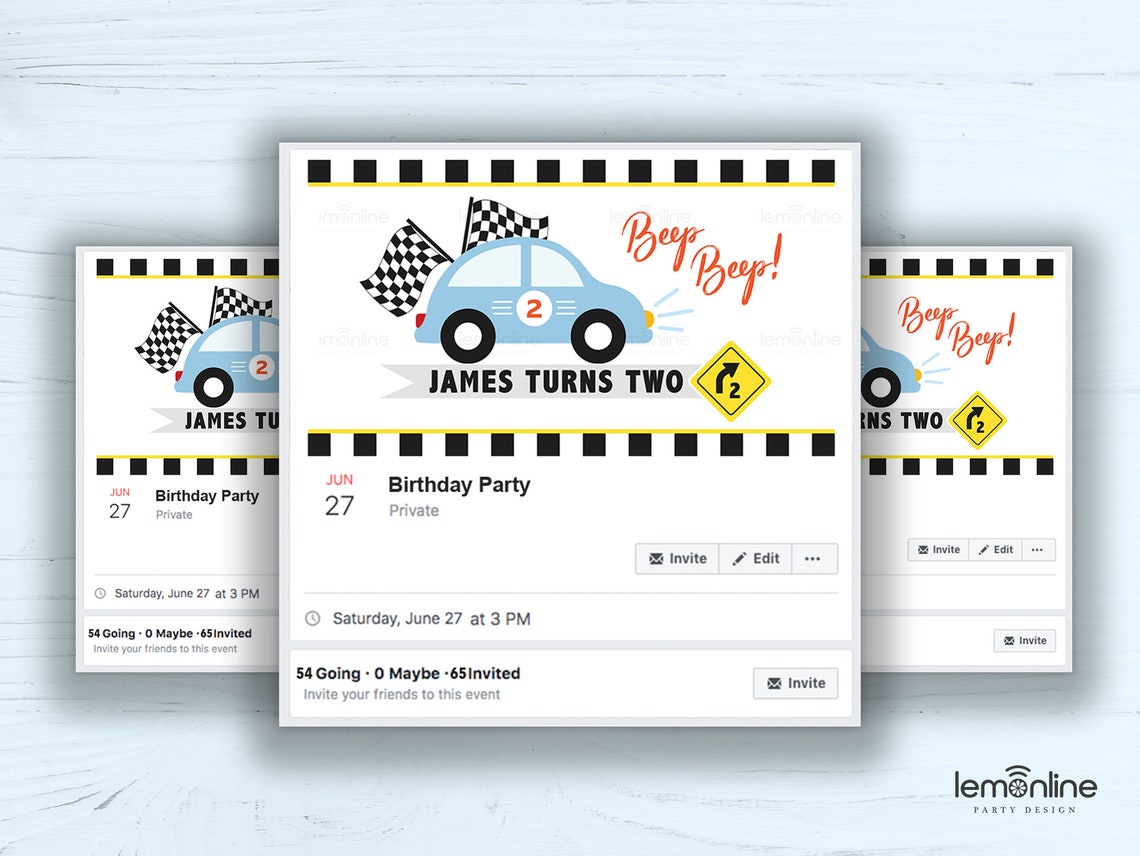 Car Facebook Cover Image Facebook Banner Car Event Cover | Etsy