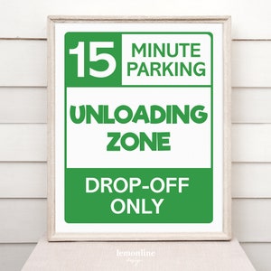 Unloading Zone Sign, Funny Bathroom Sign, Bathroom Time Limit, Kids ...