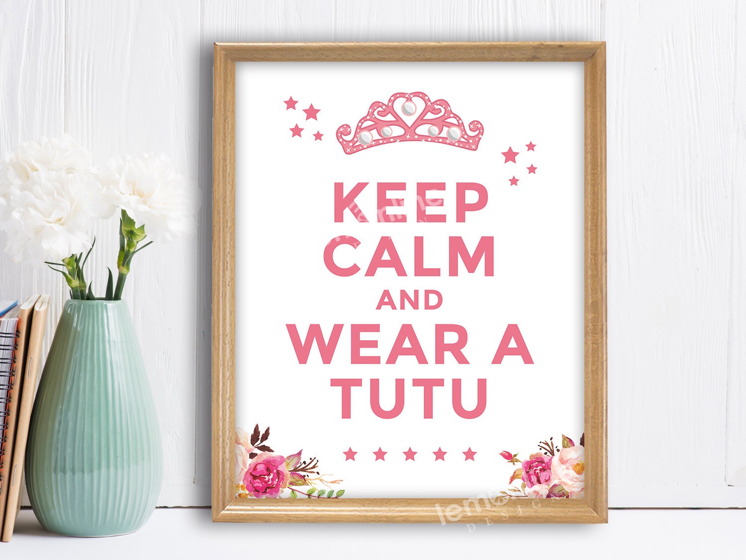 Keep Calm and Wear a Tutu Sign - Ballerina Party Ideas - Ballerina ...