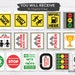 Road Signs Decor, Bundle Printable Race Car Signs, Race Car Sign, Road ...