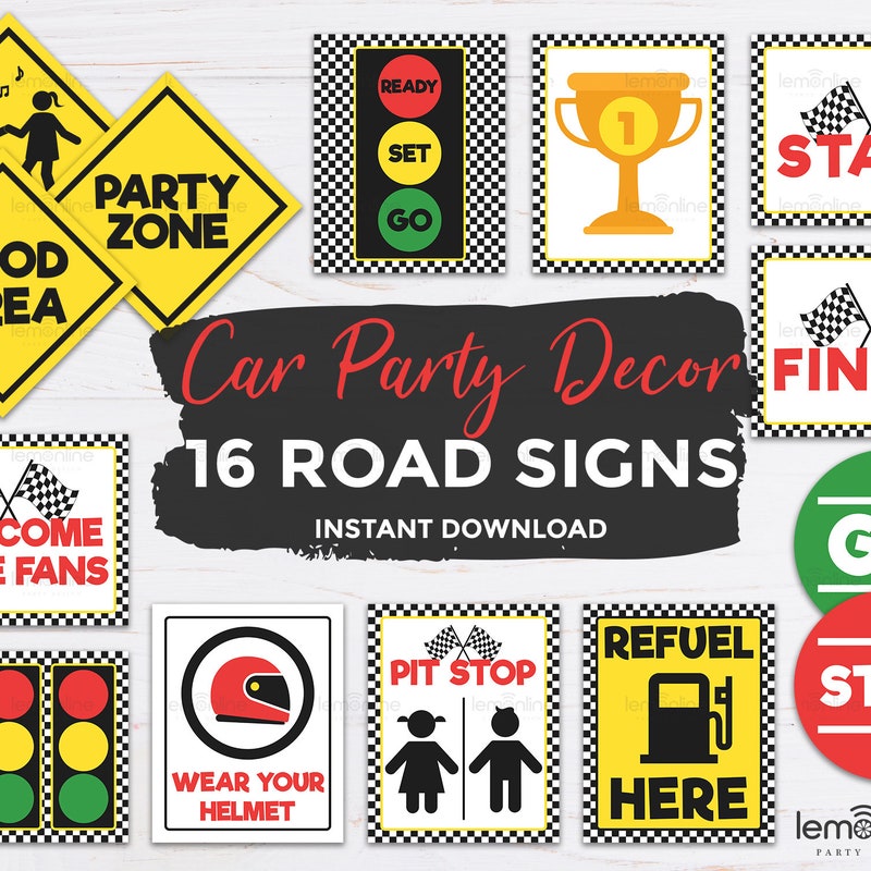 Road Sign Party - Etsy