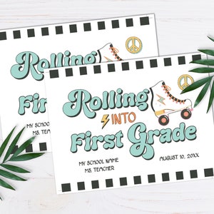 EDITABLE First Day of School Sign Printable, Back to School Sign, 1st ...