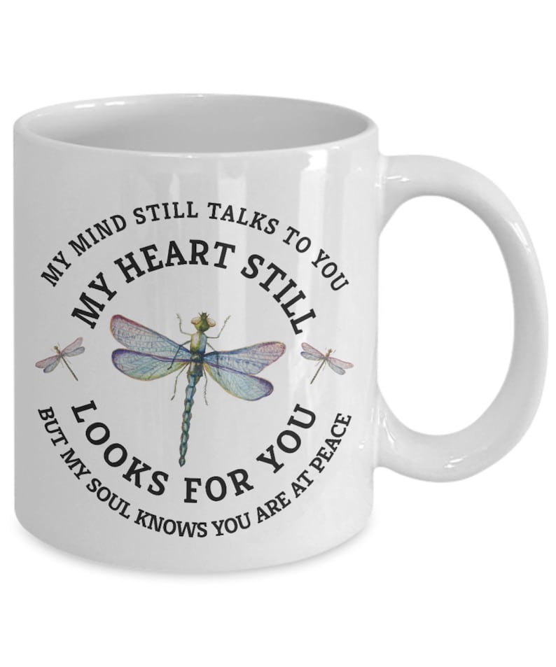 Dragonfly in Loving Memory PNG Printable Design My Mind Still Talks to ...
