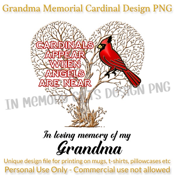 Wife Guardian Angel in Heaven Cardinal in Loving Memory Wife Memorial ...