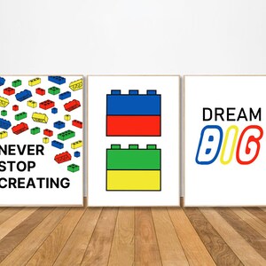 14 Print Building Blocks Playroom Prints, Kids Decor, Wall Art Prints ...