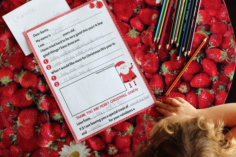 Magic Reindeer Food & Letter to Santa Printable Christmas | Etsy